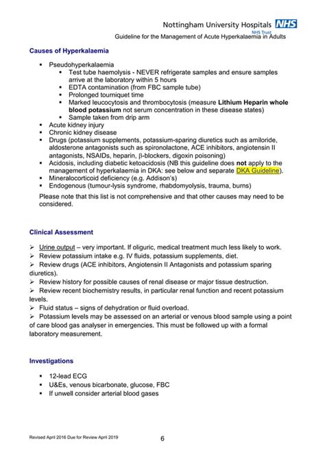 hyperkalaemia in adults pdf
