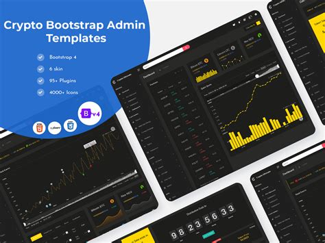 Crypto Bootstrap Admin Templates For Cryptocurrency Dashboard