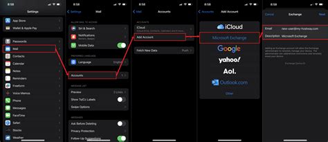 How Do I Set Up An Email Account On IPhone Using Microsoft Exchange Hostway Help Center