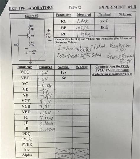 Solved Eet 118 Laboratory Experiment 9 B Part B