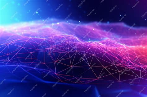 Premium Photo Gradient Abstract Wireframe Background