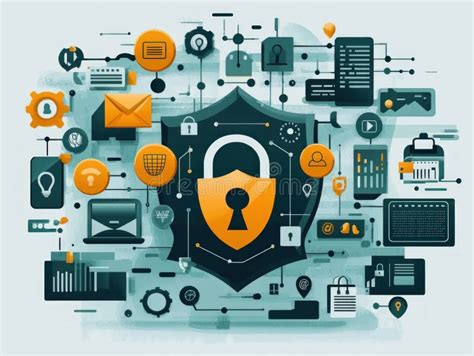 An Illustration Showcasing Essential Internet Safety Practices To