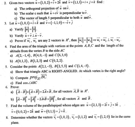 Solved 2 Given Two Vectors U102i2k And