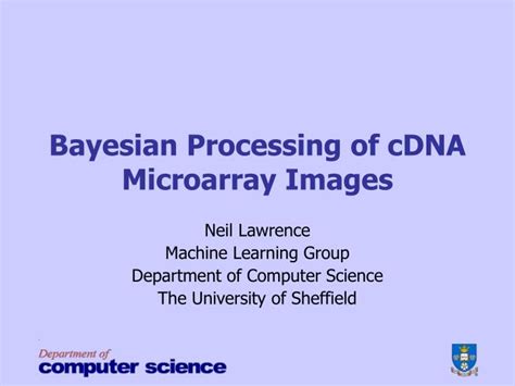 Ppt Bayesian Processing Of Cdna Microarray Images Powerpoint Presentation Id6217604
