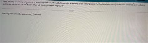 Solved Polyomial Fimation Tive 16t2 2704 When Wil The Chegg Com