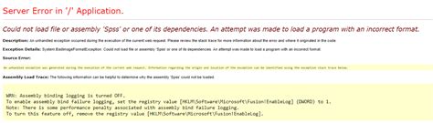How I Can Fix Could Not Load File Or Assembly Spss Or One