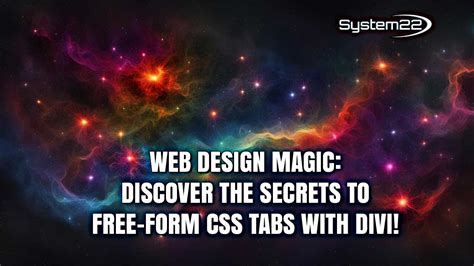 Web Design Magic Discover The Secrets To Free Form Css Tabs With Divi S Blog