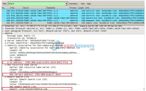 8 2 3 5 Lab Configuring Stateless And Stateful Dhcpv6 Answers