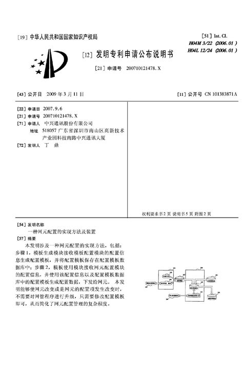 Goldendbf方案：一种网元配置的实现方法及装置docx 墨天轮文档