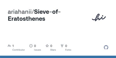 Github Ariahaniisieve Of Eratosthenes