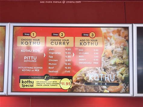 Menu At Babu Takeout And Catering Restaurant Toronto