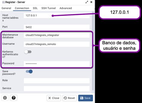 Acessando O Postgresql Pelo Pgadmin Wiki Integrator Do Brasil
