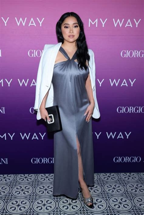 Lana Condor At Armani Beauty My Way Refillable Parfum Launch In New