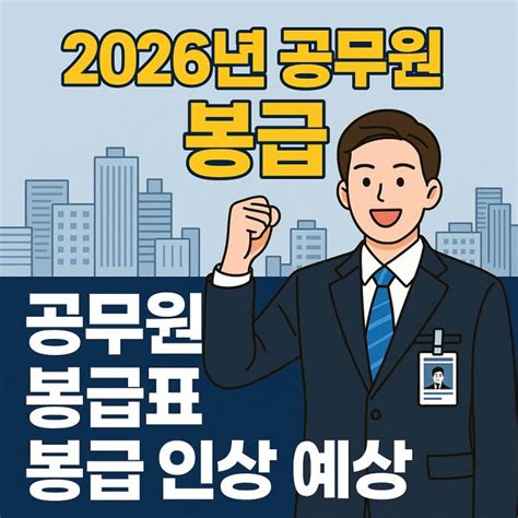 2026년 공무원 봉급표 공무원 봉급 인상률 예상29 45 66 일반직 경찰공무원 소방공무원 우정직공무원 공안직 공무원 등 S Class News