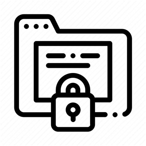 Coding Padlock Site System Icon