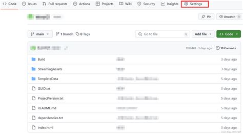 Unity 发布webgl部署到githubunity发布webgl Csdn博客 Unity 发布webgl部署到githubunity发布webgl Csdn博客