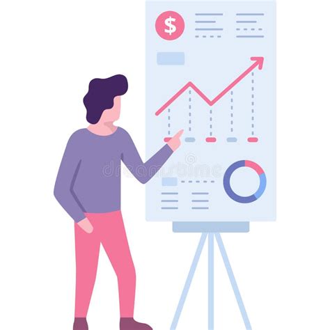 Marketing And Data Analysis Flat Vector Icon Stock Vector Illustration Of Database Strategy