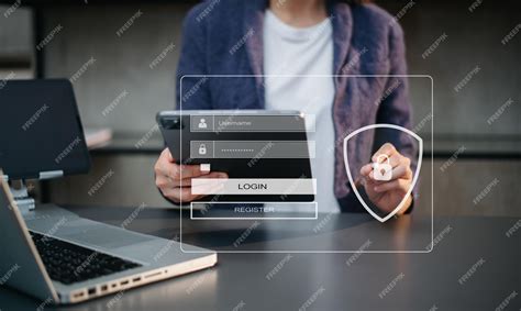 Premium Photo Cyber Security Concept Login User Identification Information Security And