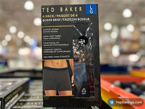 Ted Baker Boxer Briefs 4pk Mens Sizes S Xl At Costco South Saskatoon