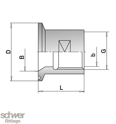 Clamp Female Adapter Flange Schwer Fittings