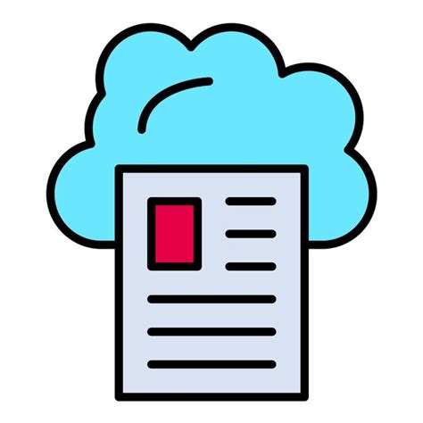 Premium Vector Cloud Storage Flat Illustration