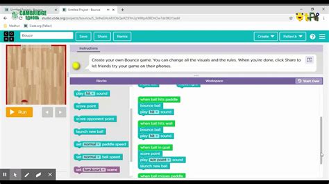 Sprite Lab Bounce Ball Project By Pallavi I Coding And Robotics With