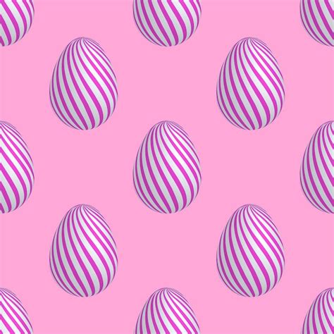 Premium Vector Easter Eggs Pattern In Realistic Style For Print And Designvector Illustration