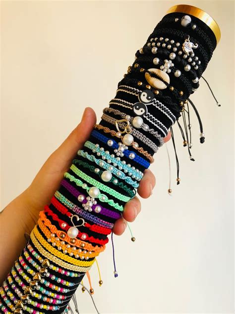 Pulseras Macramé Hilo Chino