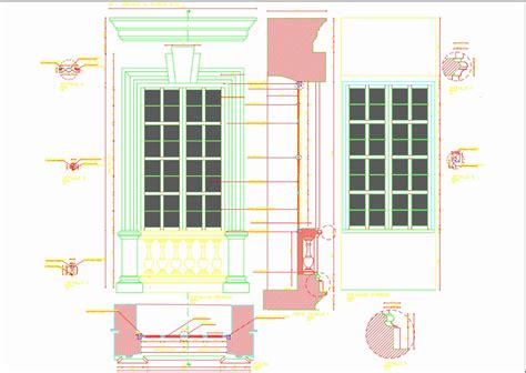 Classic Window In Autocad Cad Download 585 03 Kb Bibliocad