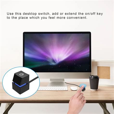 Desktop Switch 2m PC External Power On Off E Com Legion