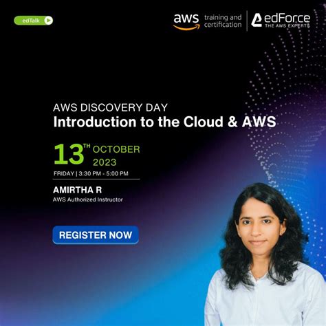 Edforce On Linkedin Aws Awsdiscoveryday Edtalk Awscloud Webinar