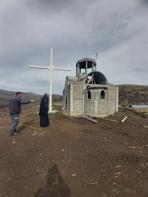 Посета на храм во изградба во село Трновац Кратово Кумановско осоговска епархија
