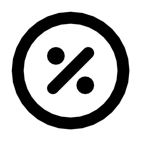 Percent Circle Vector Svg Icon Svg Repo