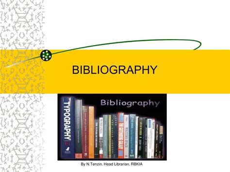 Ppt Bibliography Powerpoint Presentation Free Download Id 5489296