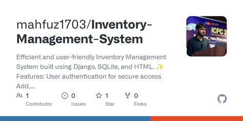 Github Mahfuz Inventory Management System Efficient And User Friendly Inventory