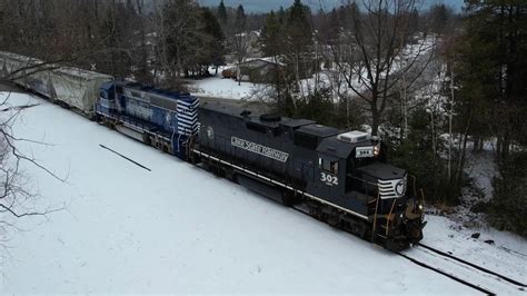 Lsrc 302 And Lsrc 4325 Leading 326s Through Alpena Michigan Youtube