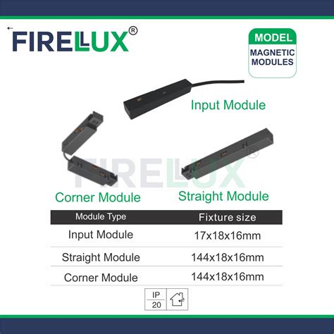 Magnetic Connector Modules Firellux Rainbow Lighting Solutions
