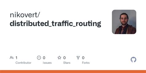 Github Nikovertdistributedtrafficrouting