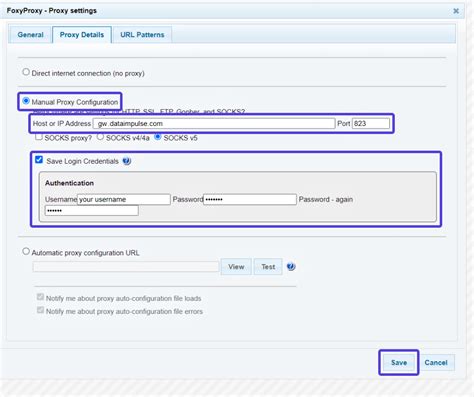 Residential Proxies For FoxyProxy Connecting Tutorial DataImpulse