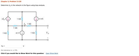 Solved Chapter 3 Problem 3120 Determine Vo In The Network