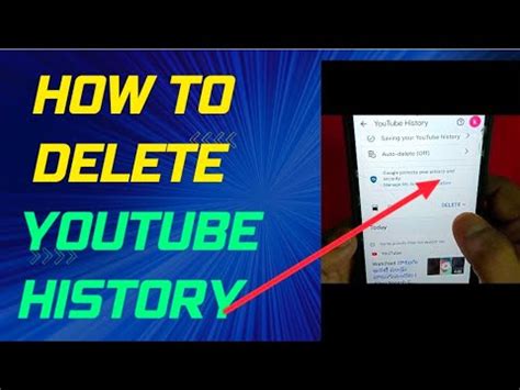 HOW TO DELETE YOUTUBE HISTORY IN ANY ANDROID PHONE II YouTube