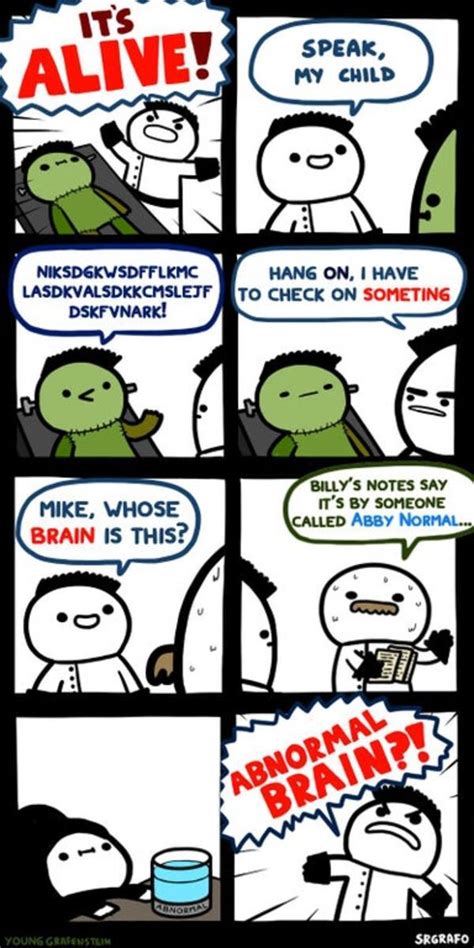 Abnormal Brain Oh Fuck I Forgot To Give You A Brain Know Your Meme