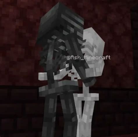 Wither X Skeleton Minecraft Funny Monster School Minecraft