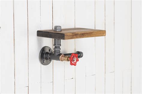 파이프750 인더스트리얼 파이프 인테리어 파이프선반 화장지걸이 Bsb04