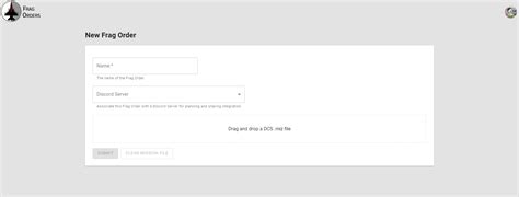 Creating A Frag Order Frag Orders Docs