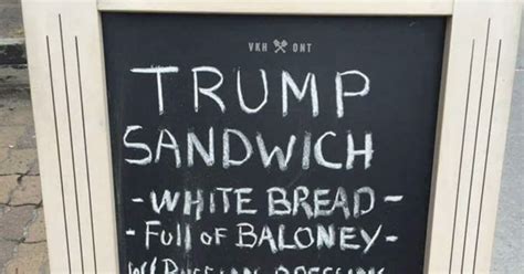 This Canadian Businesss Trump Sandwich Has Just Gone Wildly Viral Again And Its Never Felt