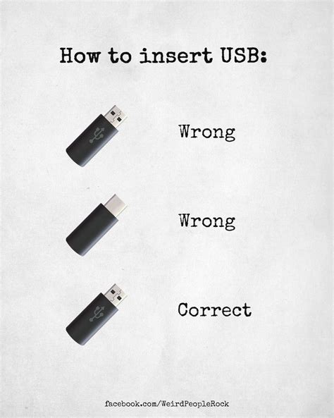 Three Usbs Connected To Each Other With The Text How To Insert Usb