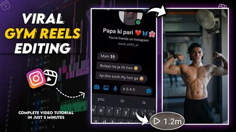 Instagram Reels Gym Workout Video Editing Viral Gym Reels Editing Video Mandy Edits Youtube