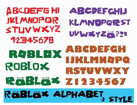 Roblox Svg Roblox Font Svg Roblox Alphabet Svg Roblox Italia