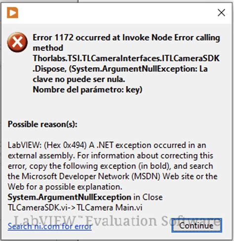 Thorlabs Camera Vi R Labview